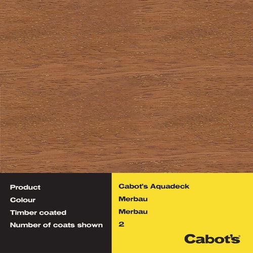 Cabot's 250ml Merbau Aquadeck Sample Pot - Bunnings Australia