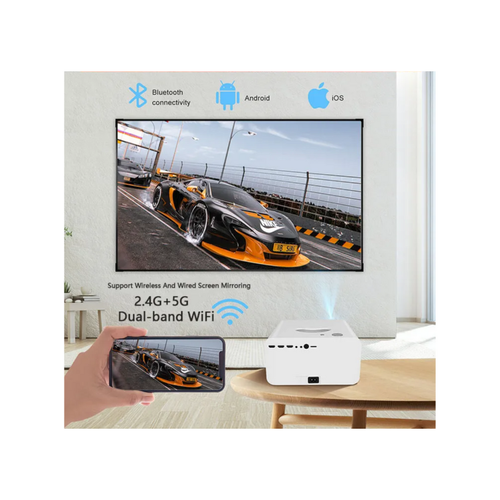 Orotec E-zumi Zenith Android Wi-fi Bluetooth Smart Projector White ...