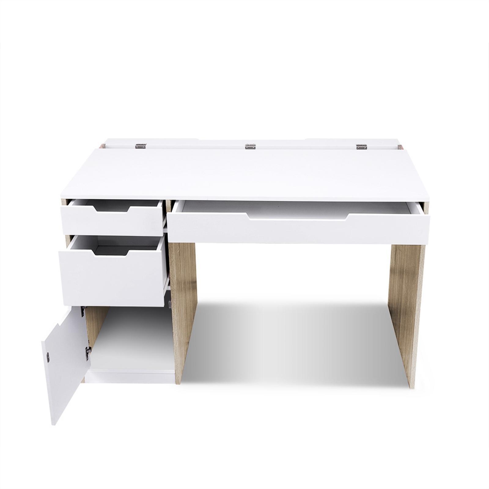 Hekman Wooden Computer Desk White - Bunnings Australia