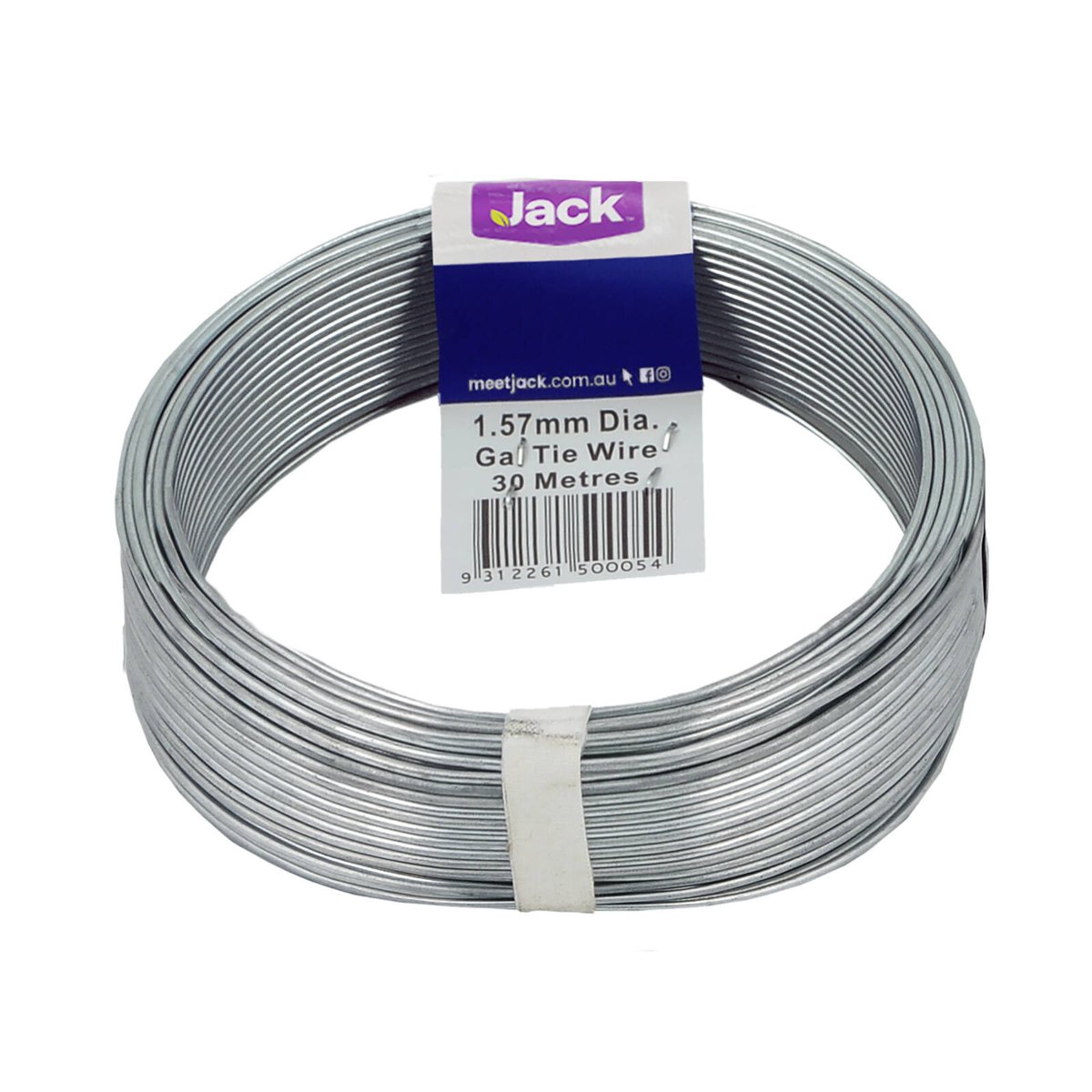 Jack 1.57mm x 30m Galvanised Handypak Tie Wire - Bunnings New Zealand