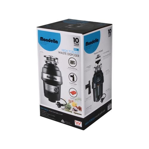 Mondella 3/4 HP High Torque Waste Disposal - Bunnings New Zealand