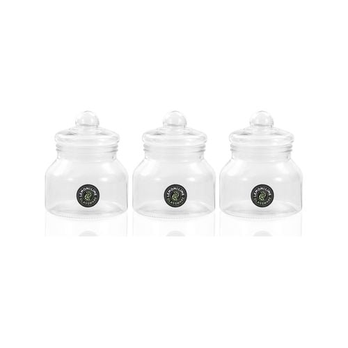 3x Lemon & Lime 1.7L Cookie Glass Jar Container - Clear - Bunnings ...