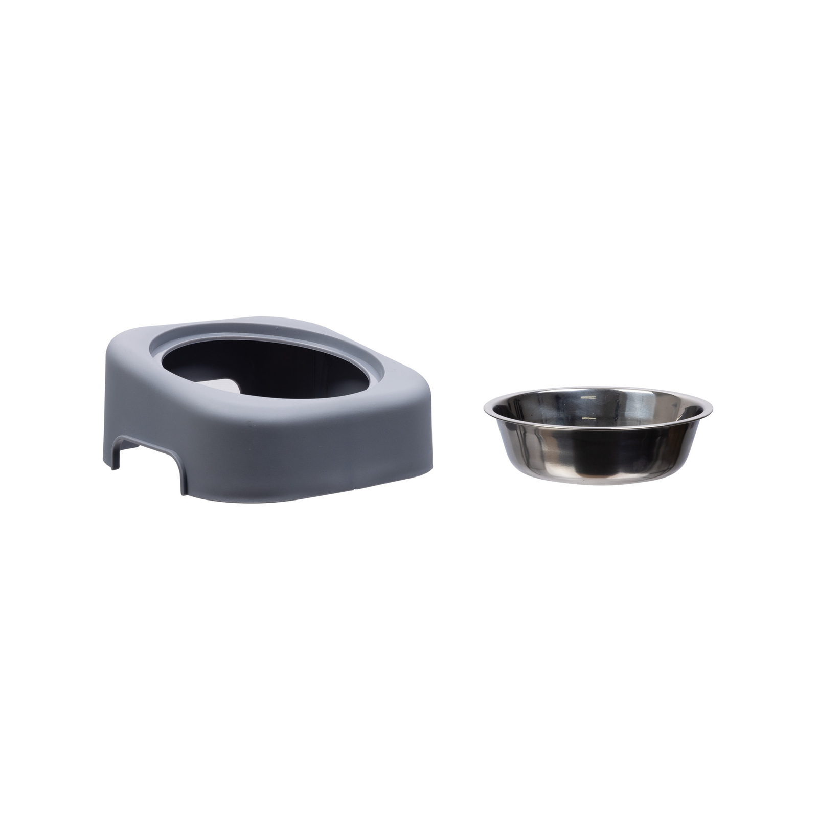 Happy Tails Sloped Bowl With Steel Inserts - Bunnings Australia