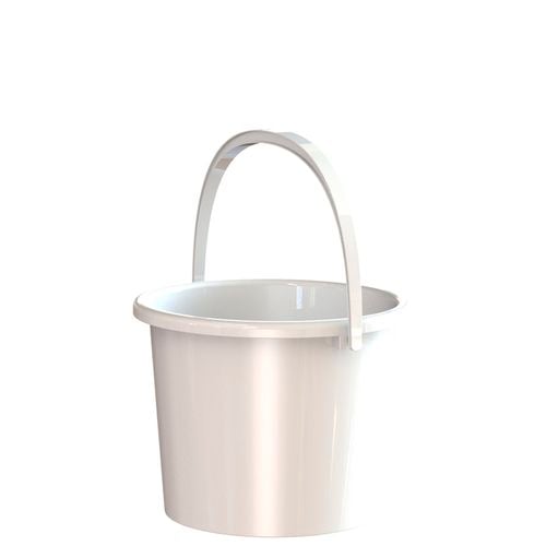 HomeLeisure 3L White Plastic Bucket - Bunnings Australia