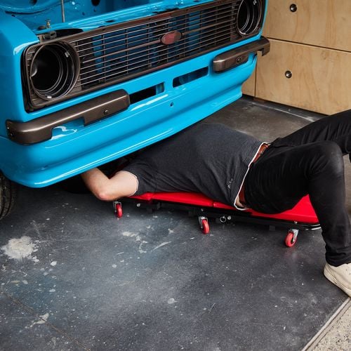 Trojan Convertible Garage Creeper Seat - Bunnings Australia