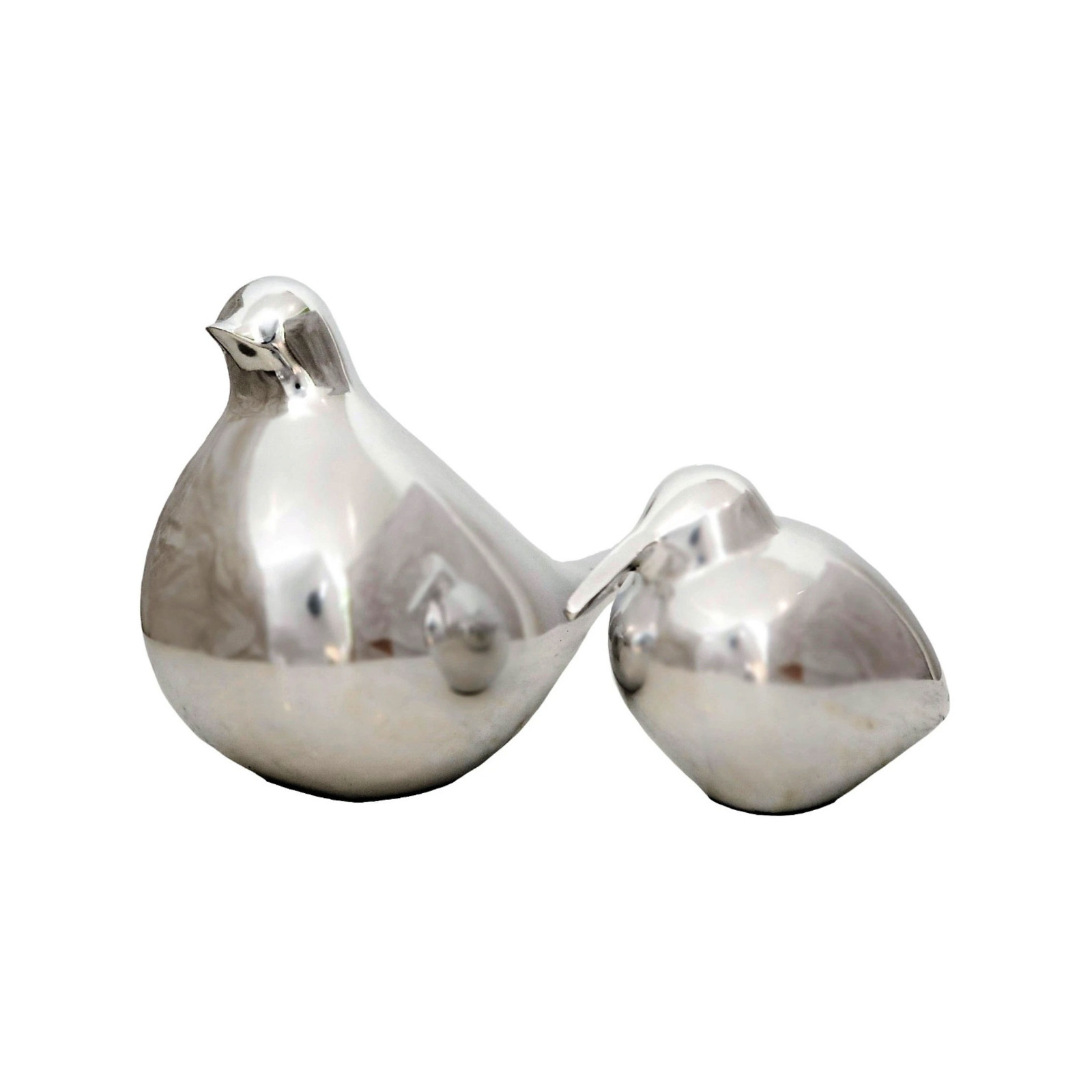 Set of 2 SSH COLLECTION Chirp 10 and 15cm Tall Decorative Birds ...