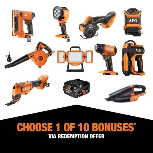 AEG 18V 2 Piece Brushless Sub Compact Combo Kit - Bunnings New Zealand