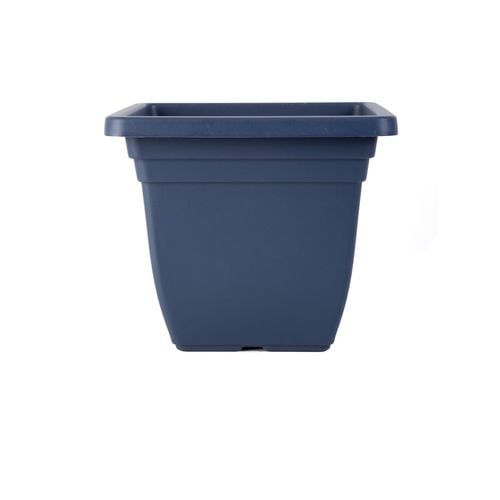 Northcote 30x26cm Sq Navy Villa Pot Plastic - Bunnings Australia