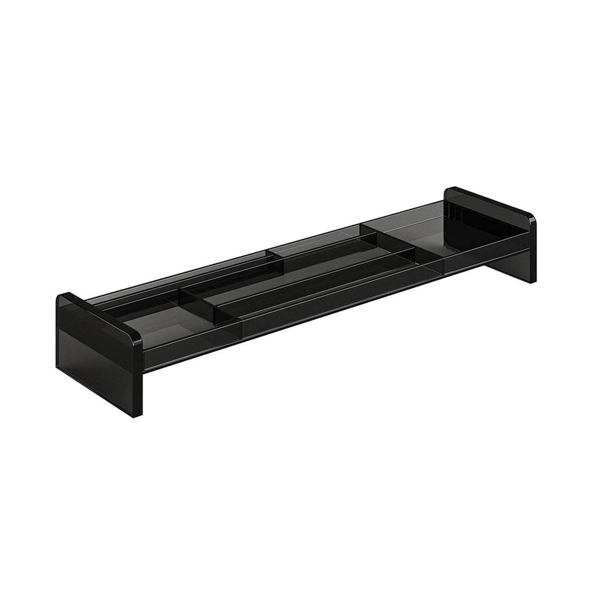 Desky Monitor Stand Organiser - Black - Bunnings Australia