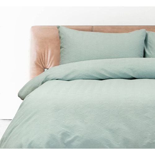 Ardor Boudoir Queen Size Everly Quilt Cover Bedding Set Eucalyptus ...