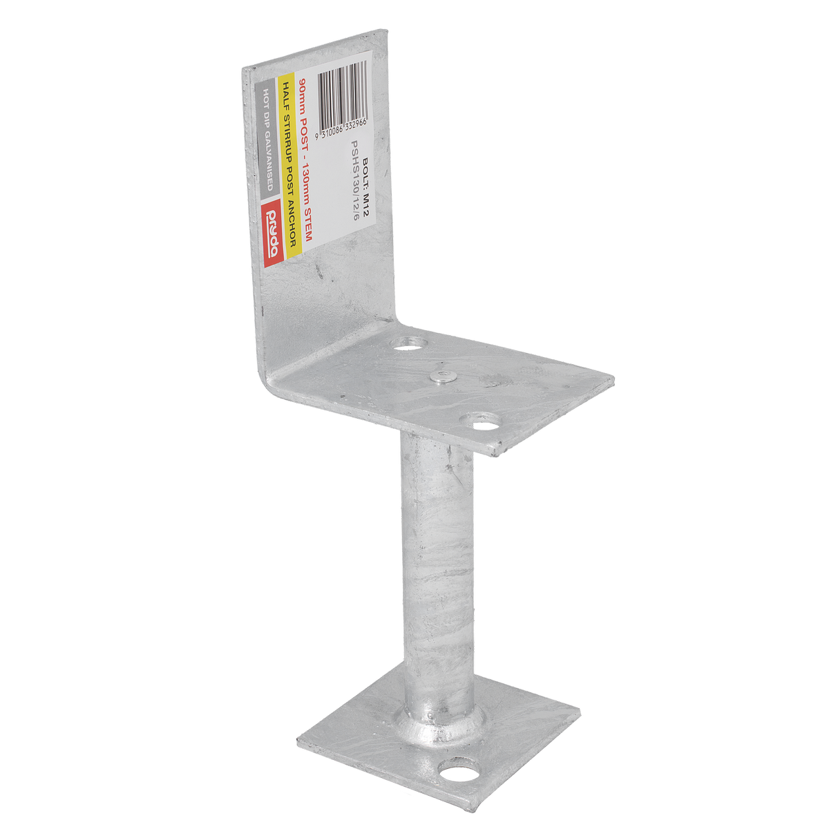 pryda-130mm-m12-half-stirrup-post-anchor-bunnings-australia