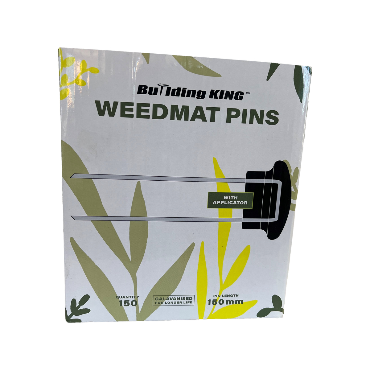 Building King 150mm Weedmat Pins with Applicator - 150 Pack - Bunnings ...