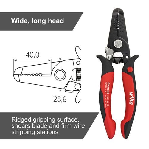 Wiha Pliers Wire Stripper 0.4 - 1.33 - Bunnings Australia