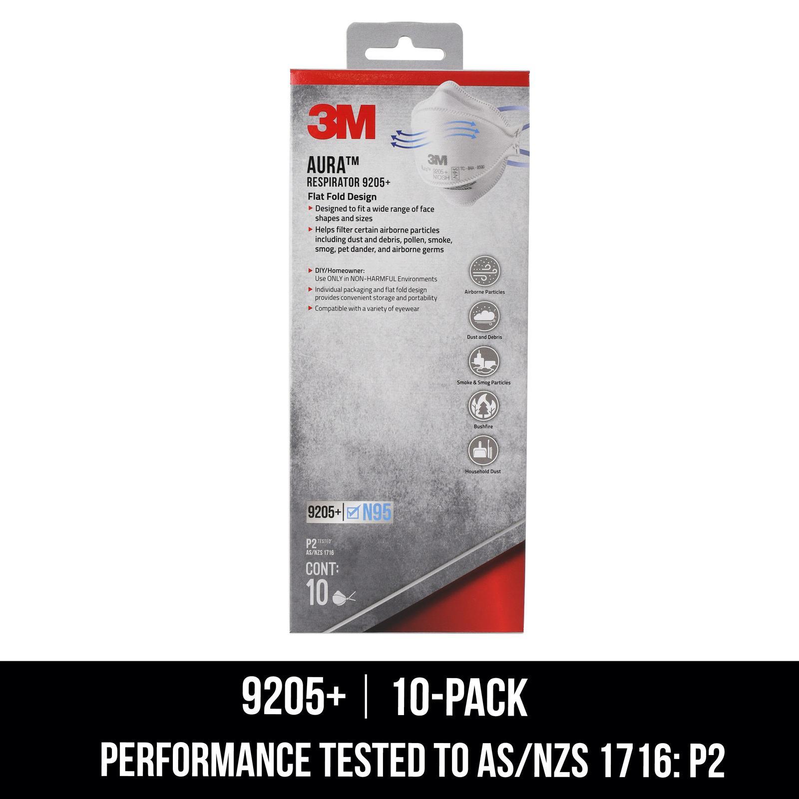 3M Aura Particulate Respirator - 10 Pack - Bunnings New Zealand