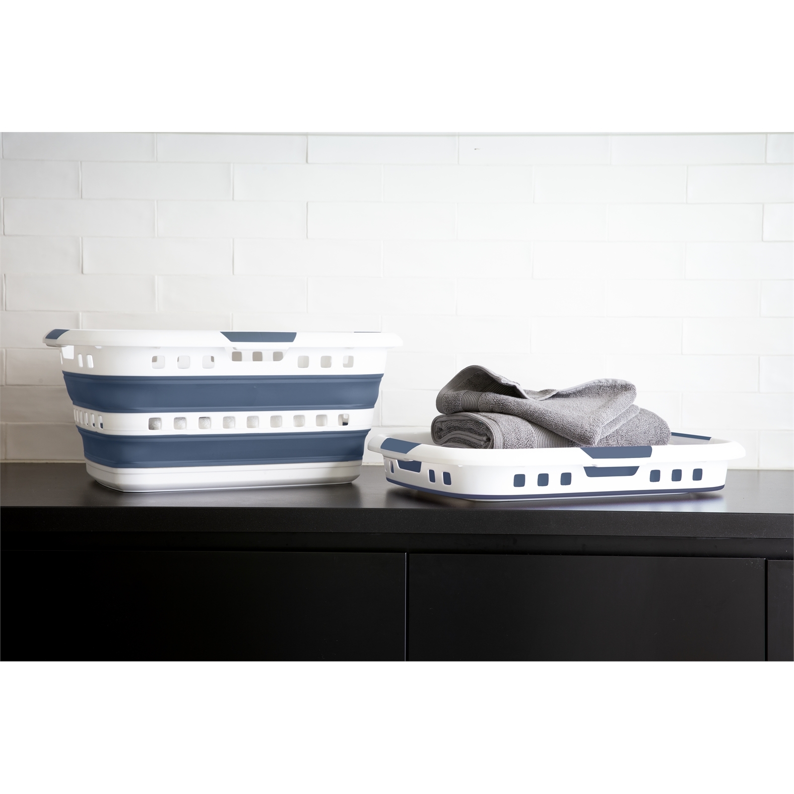 Ezy Storage 45L Encore Collapse Laundry Basket - Bunnings Australia