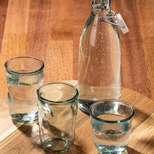 Ladelle Eco Recycled Sac Highball Tumbler Drinking Glass - Clear ...