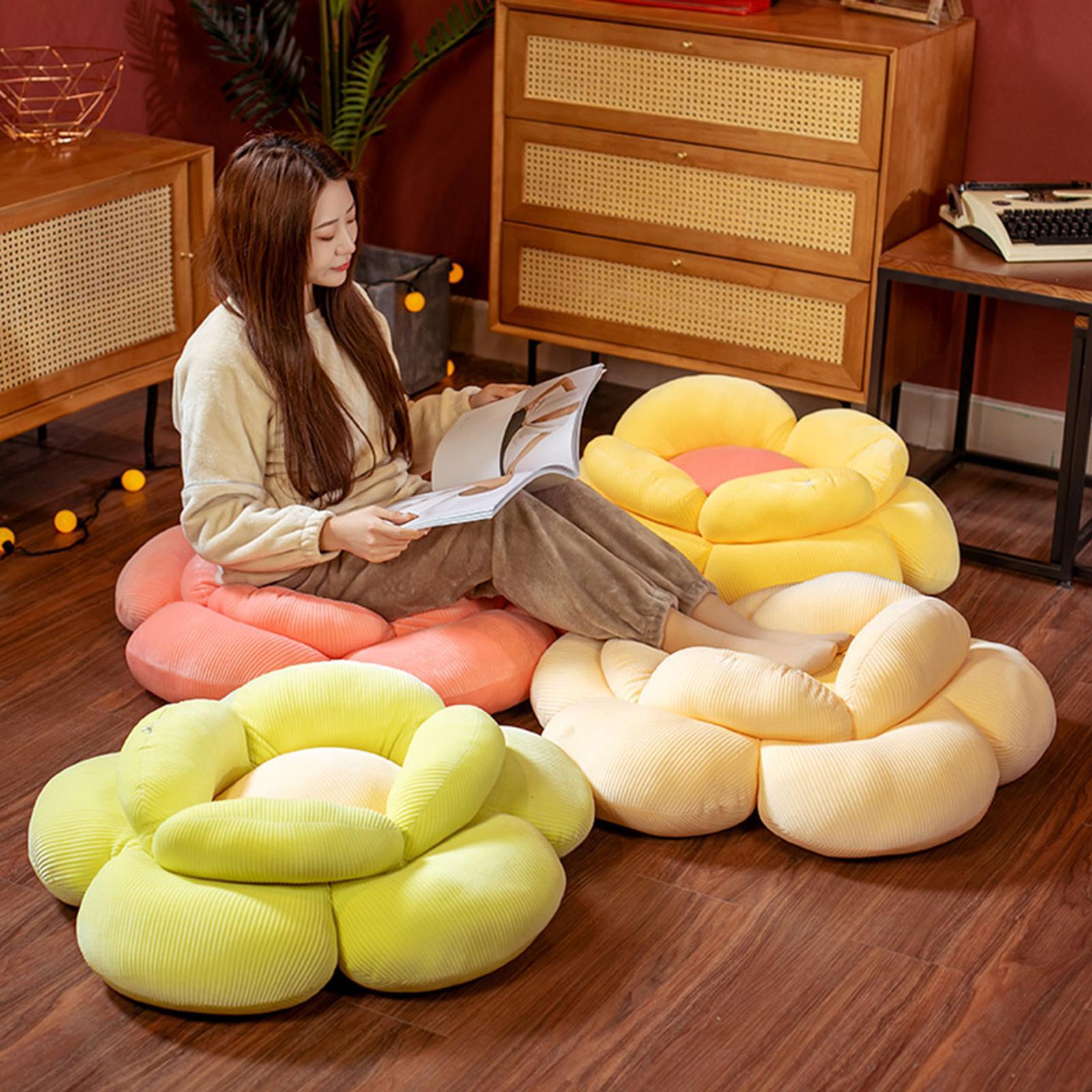 SOGA Green Double Flower Shape Cushion - Bunnings Australia