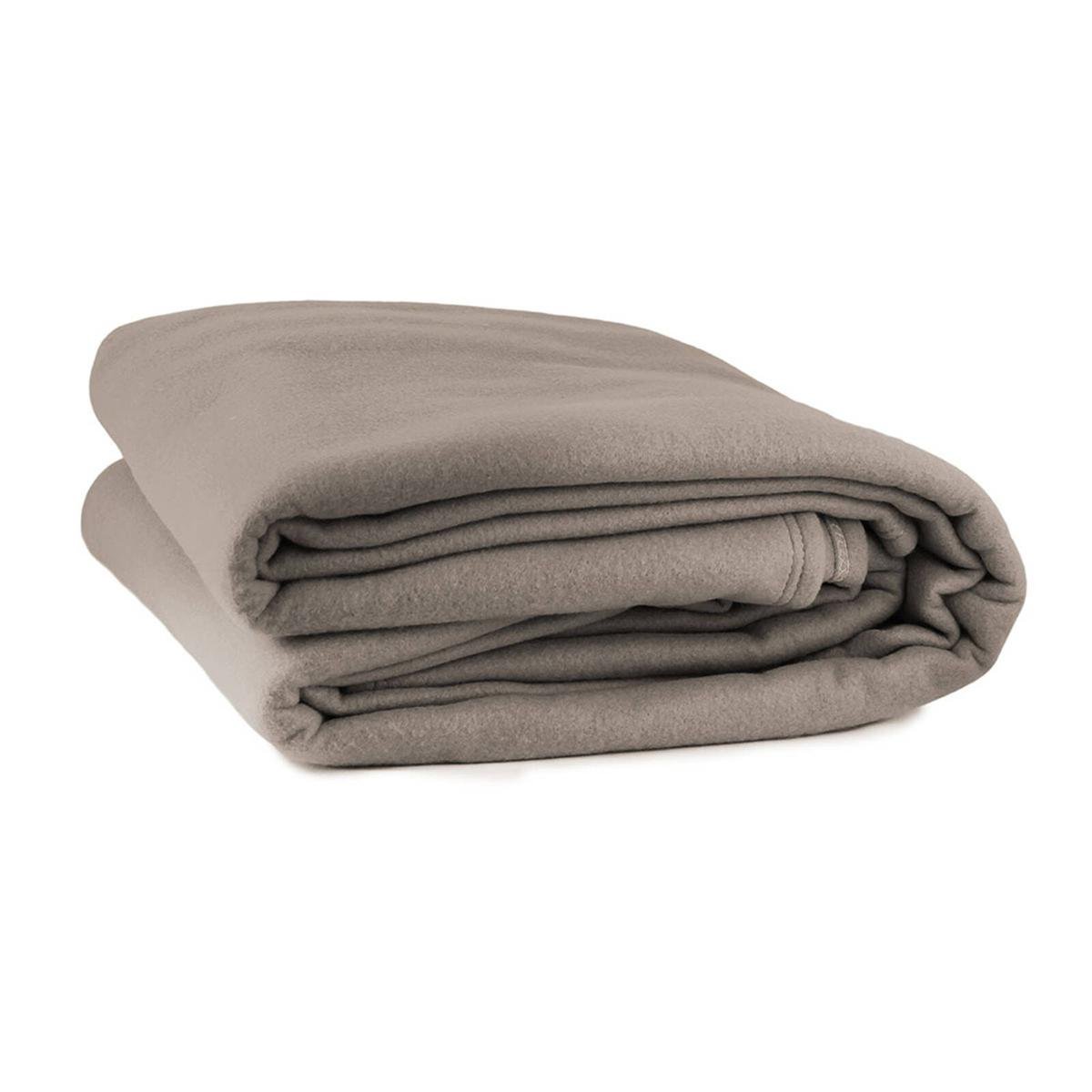Jason Commercial Single Bed Polar Fleece Blanket 180x245cm Latte ...