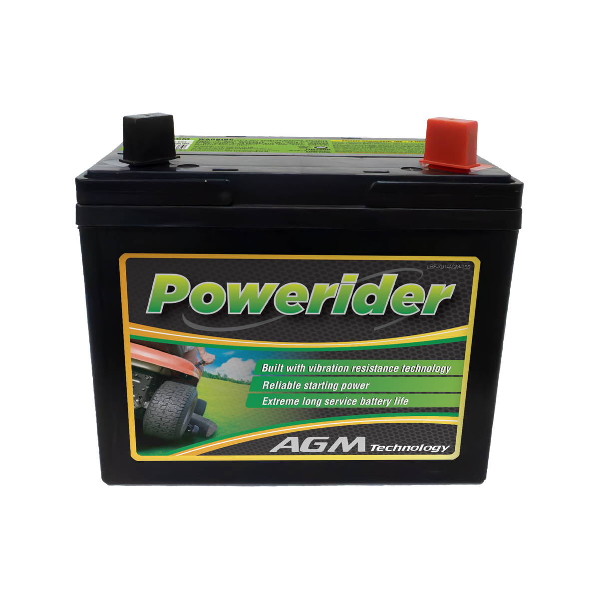 Exide Powerider XU1R-AGM Mower Battery - Bunnings Australia