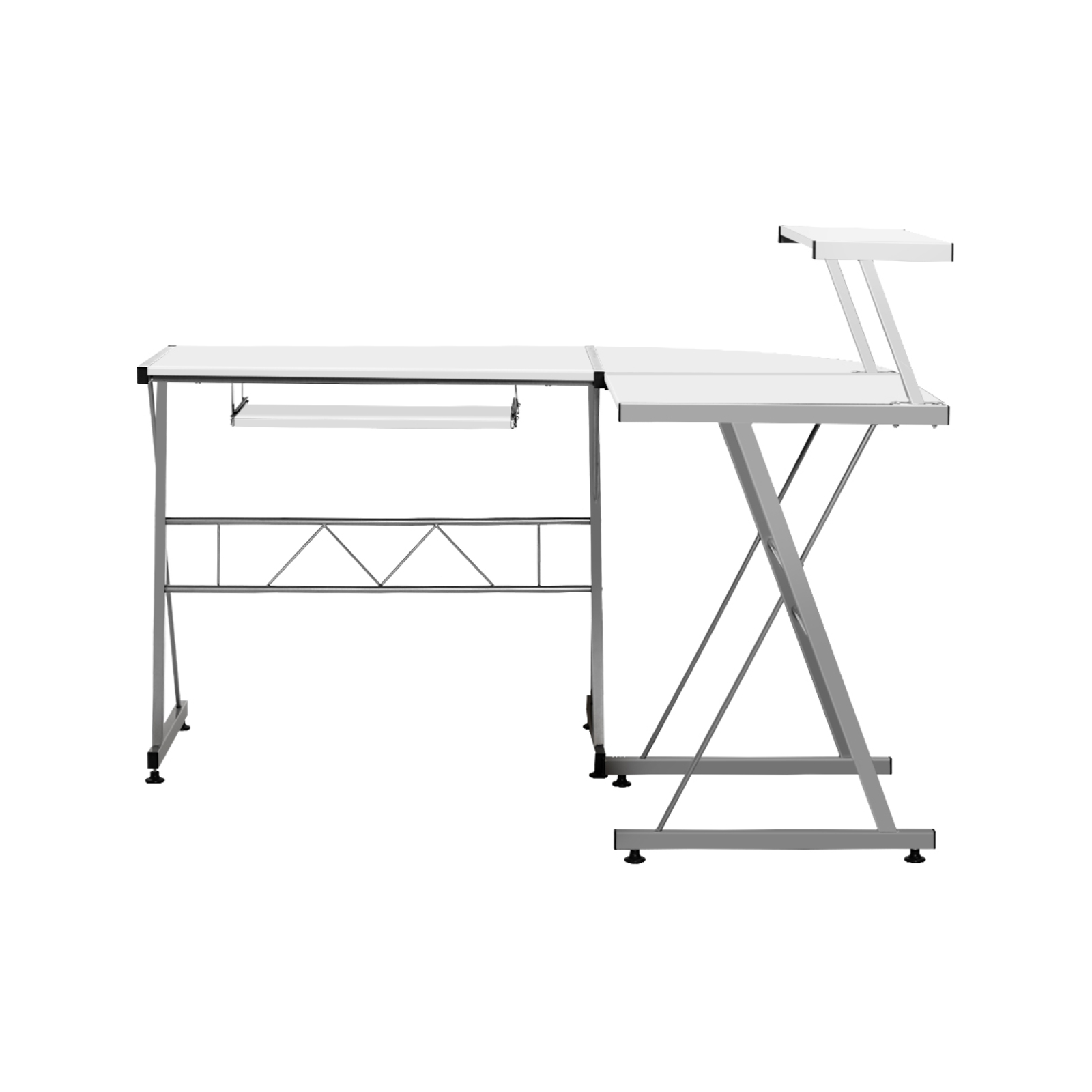 Artiss Office Computer Desk Corner Table White - Bunnings Australia