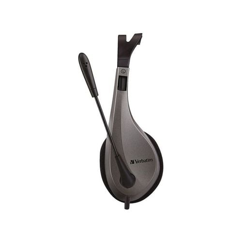 Verbatim Multimedia/Gaming Headset w/Microphone Black - Bunnings Australia