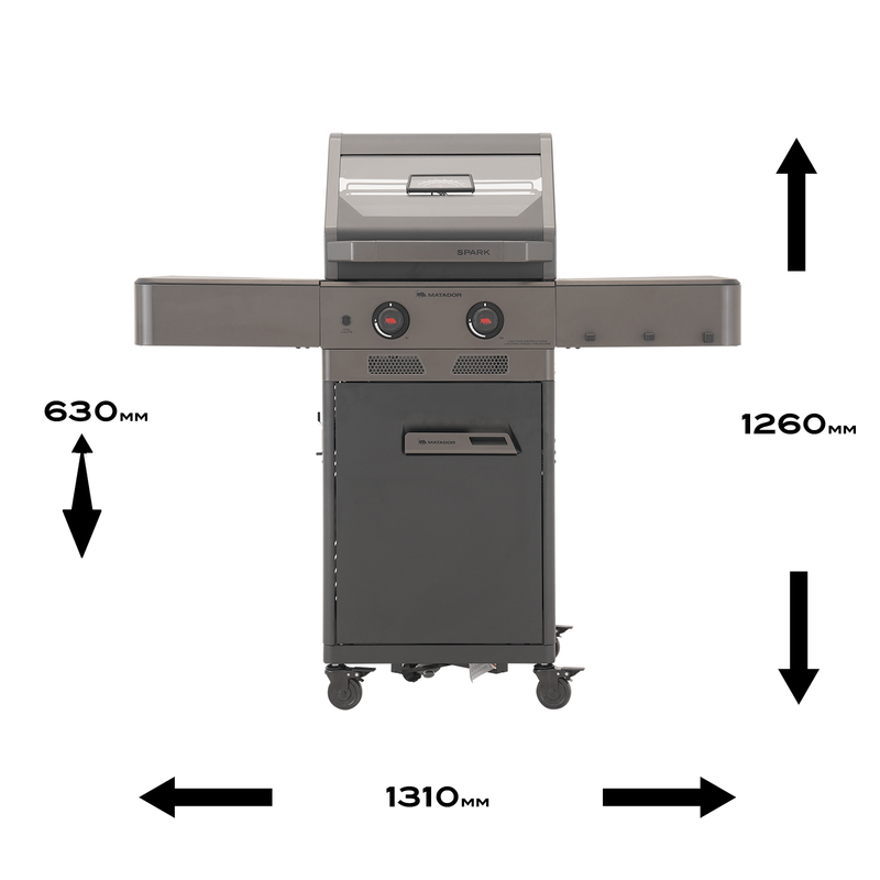 Spark 2 Burner BBQ | Matador BBQs