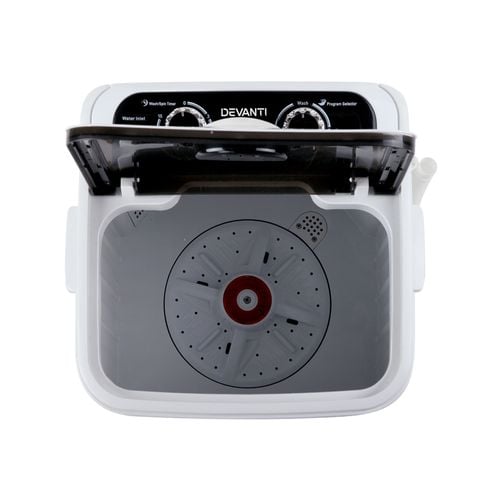 Devanti Portable Washing Machine 4.6KG Black - Bunnings Australia