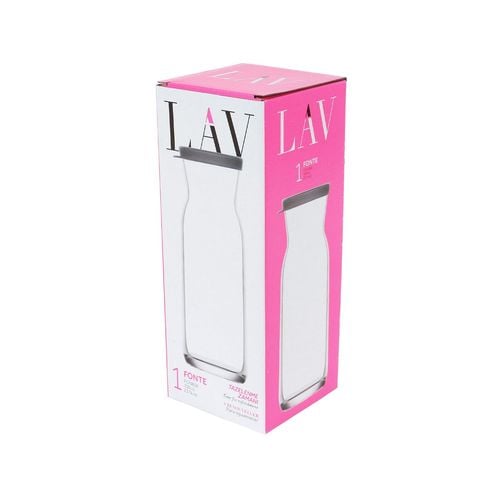 LAV Fonte Glass Carafes - 700ml - Grey - Pack of 3 - Bunnings Australia