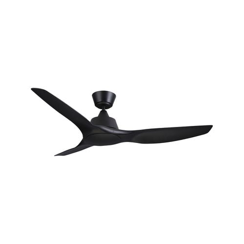 Arlec 130CM Matte Black Akva 3 Blade DC Ceiling Fan - Bunnings New Zealand