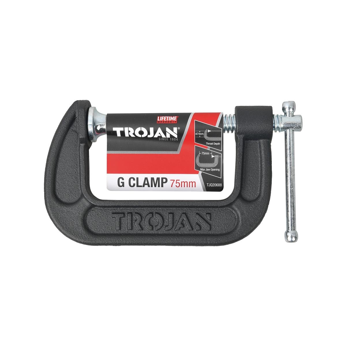 Trojan 75mm G Clamp - Bunnings Australia