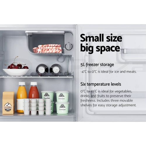Devanti 48L Mini Bar Fridge - White - Bunnings Australia