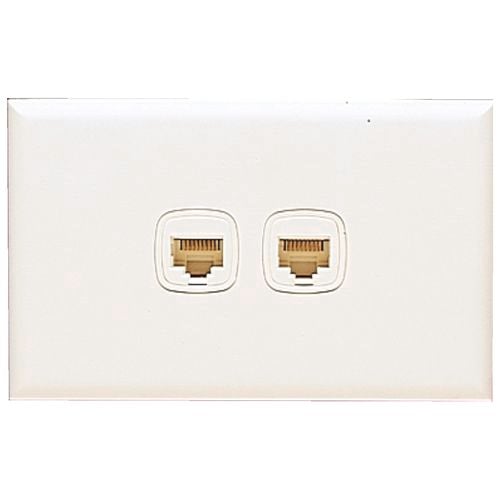 HPM 2 Gang Phone Outlet - Bunnings Australia