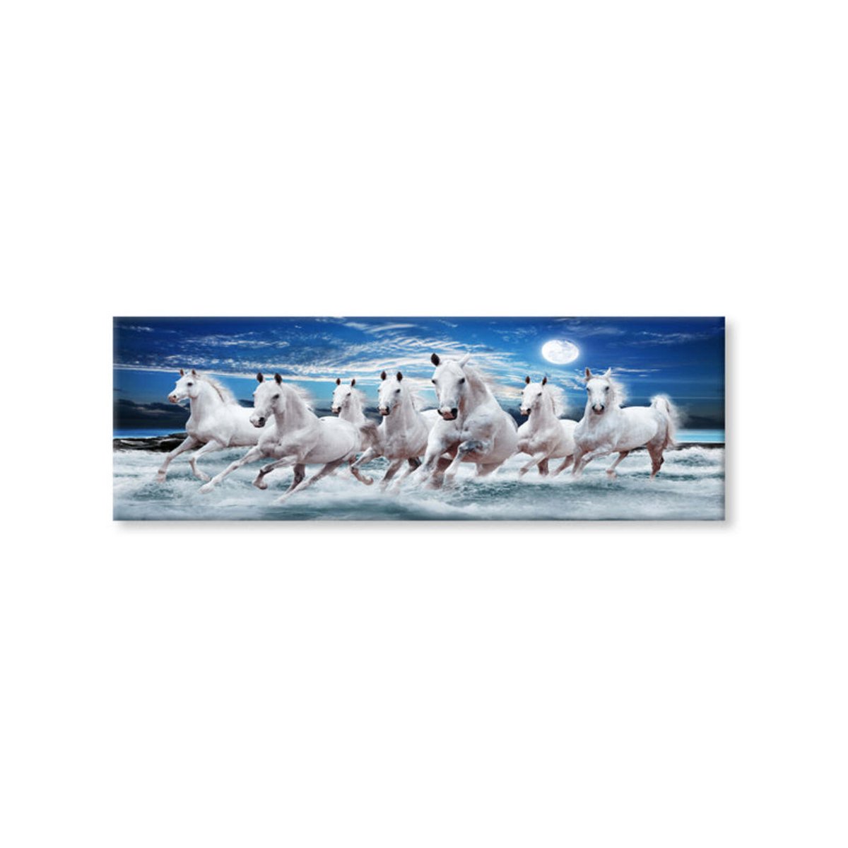 Horses Running Print 100% Australian Made 120x40cm (Stretched Canvas ...