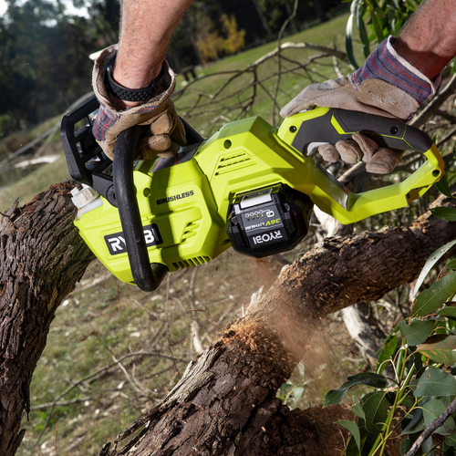 Ryobi 36V 14" 35cm Brushless Cordless Chainsaw RCS36B1 - Tool Only ...