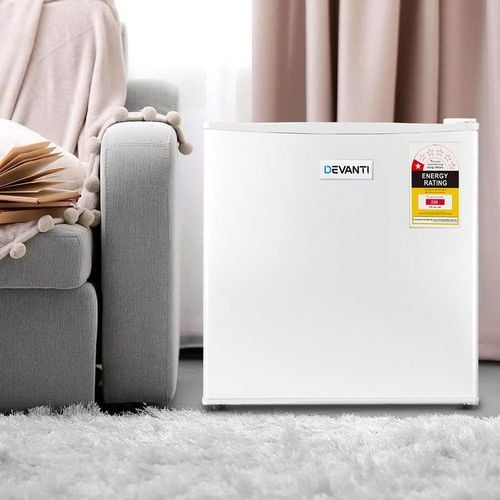 Devanti 48L Mini Bar Fridge - White - Bunnings Australia