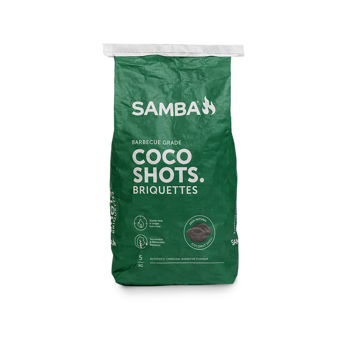 Samba 5kg Coco Shots Briquettes - Bunnings New Zealand