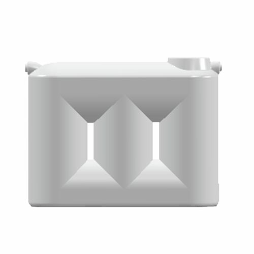 Clark 2000L Poly Slim Water Tank - White - Bunnings Australia