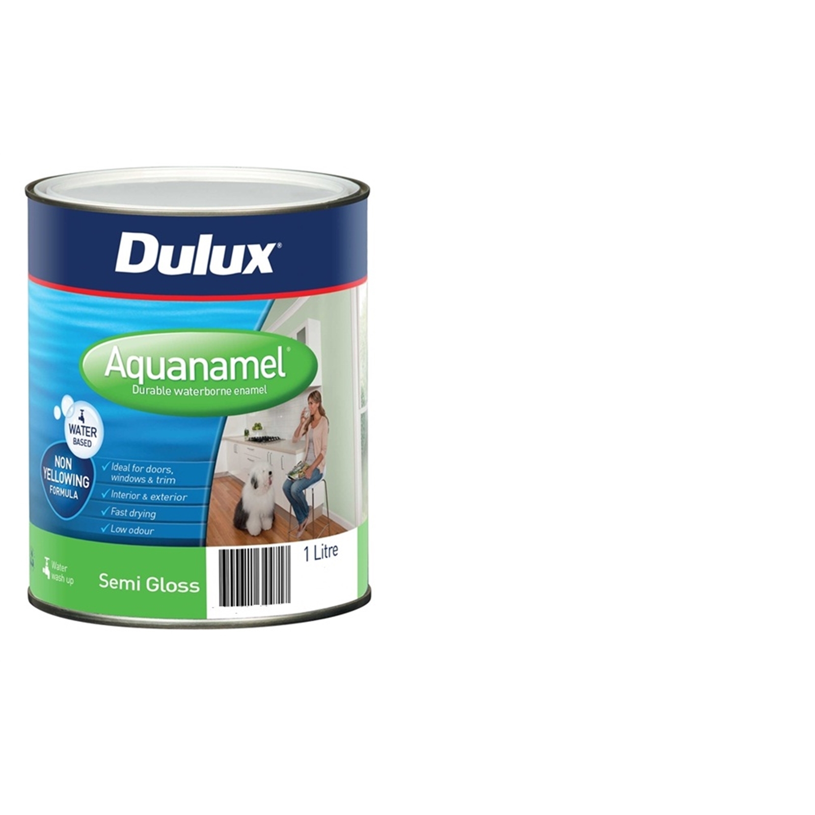 Dulux 1L Orange Aquanamel Base Semi Gloss - Bunnings New Zealand