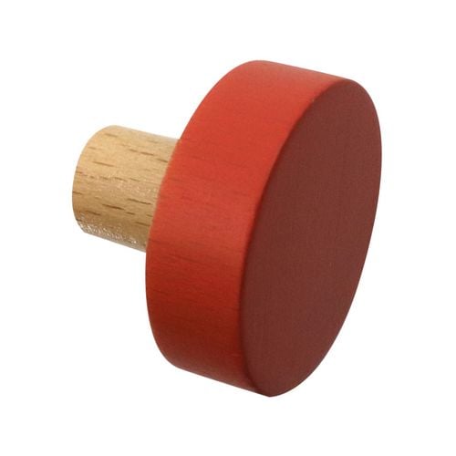 Adoored 38mm Fiesta Red Round Cabinet Knob - 4 Pack - Bunnings Australia