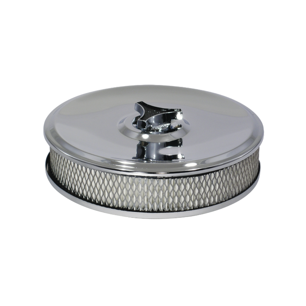 Chrome Air Cleaner 9" Diam x 2" High Suit Holley Edelbrock with 5-1/8 ...