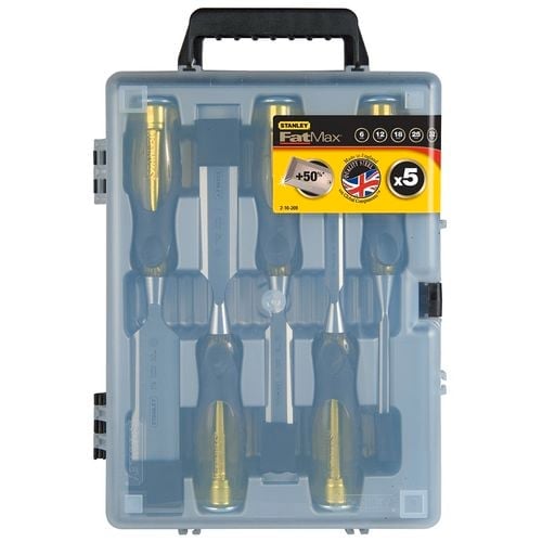 Stanley Fatmax 5 Piece Thru Tang Chisel Set - Bunnings New Zealand