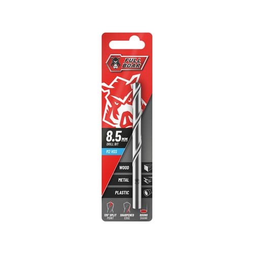 Full Boar 8.5mm M2 HSS Drill Bit - Bunnings Australia