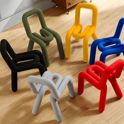 MIUZ BOLD Chair Black Modern Replica Designer - Bunnings Australia