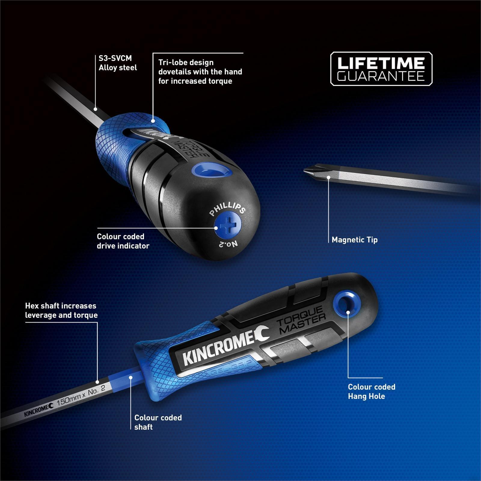 Kincrome 11 Piece TorqueMaster T.Proof Torx Bit And Driver Set ...