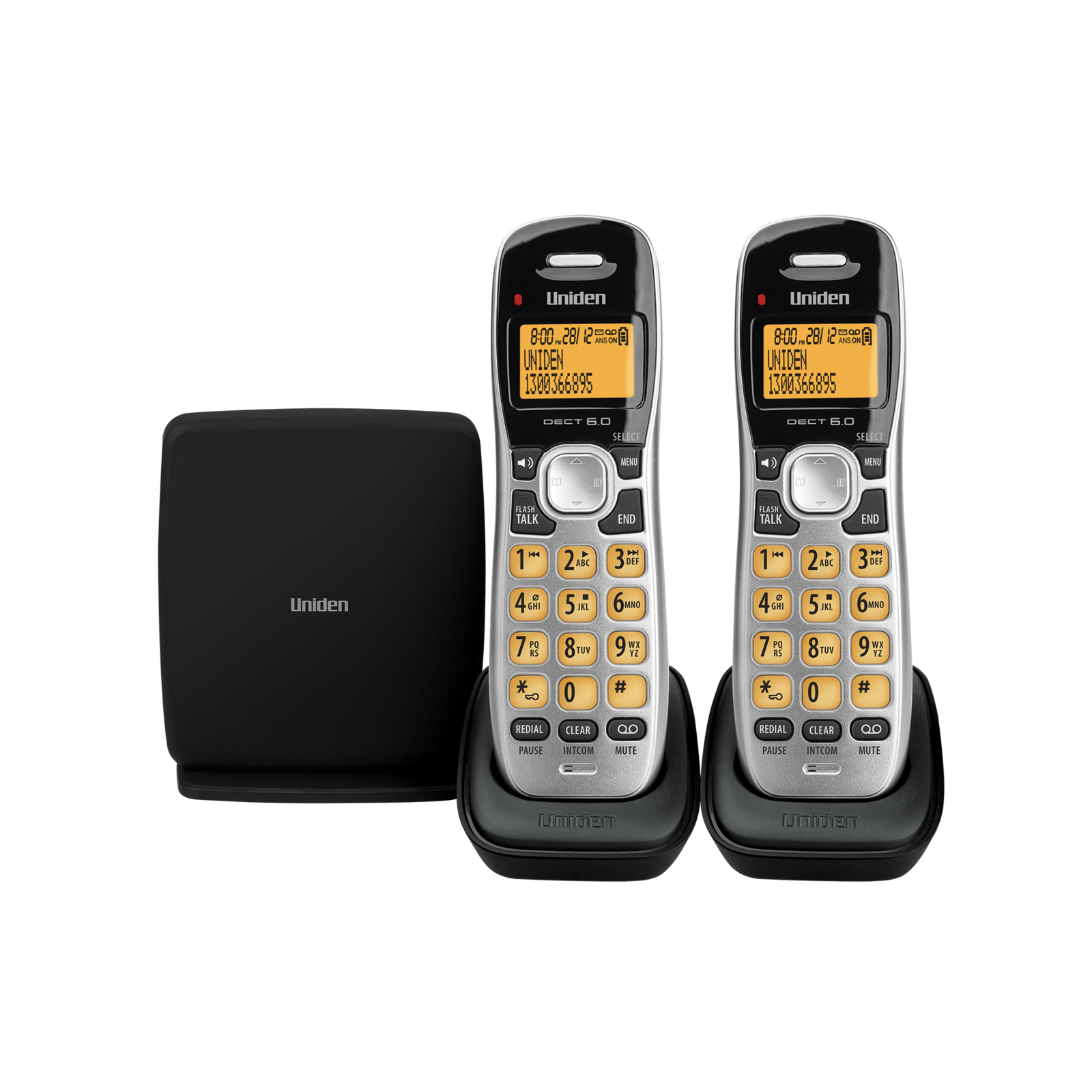 Uniden DECT 1730 + 1 DECT Digital Phone Sys with Location Free Base ...