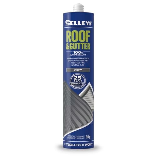 Selleys 310g Grey Roof And Gutter Silicone Sealant - Bunnings Australia