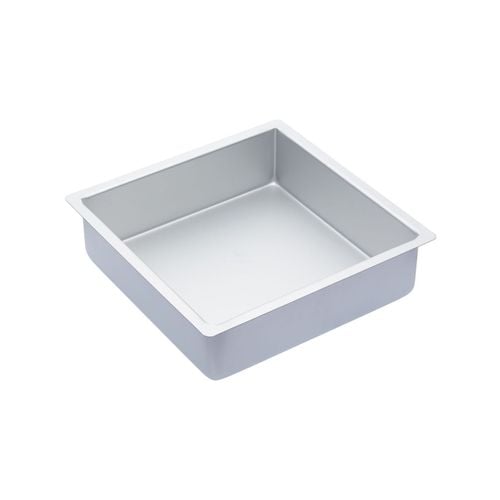 Mastercraft Anodised 25cm Square Deep Cake Pan Baking Tray - Silver ...