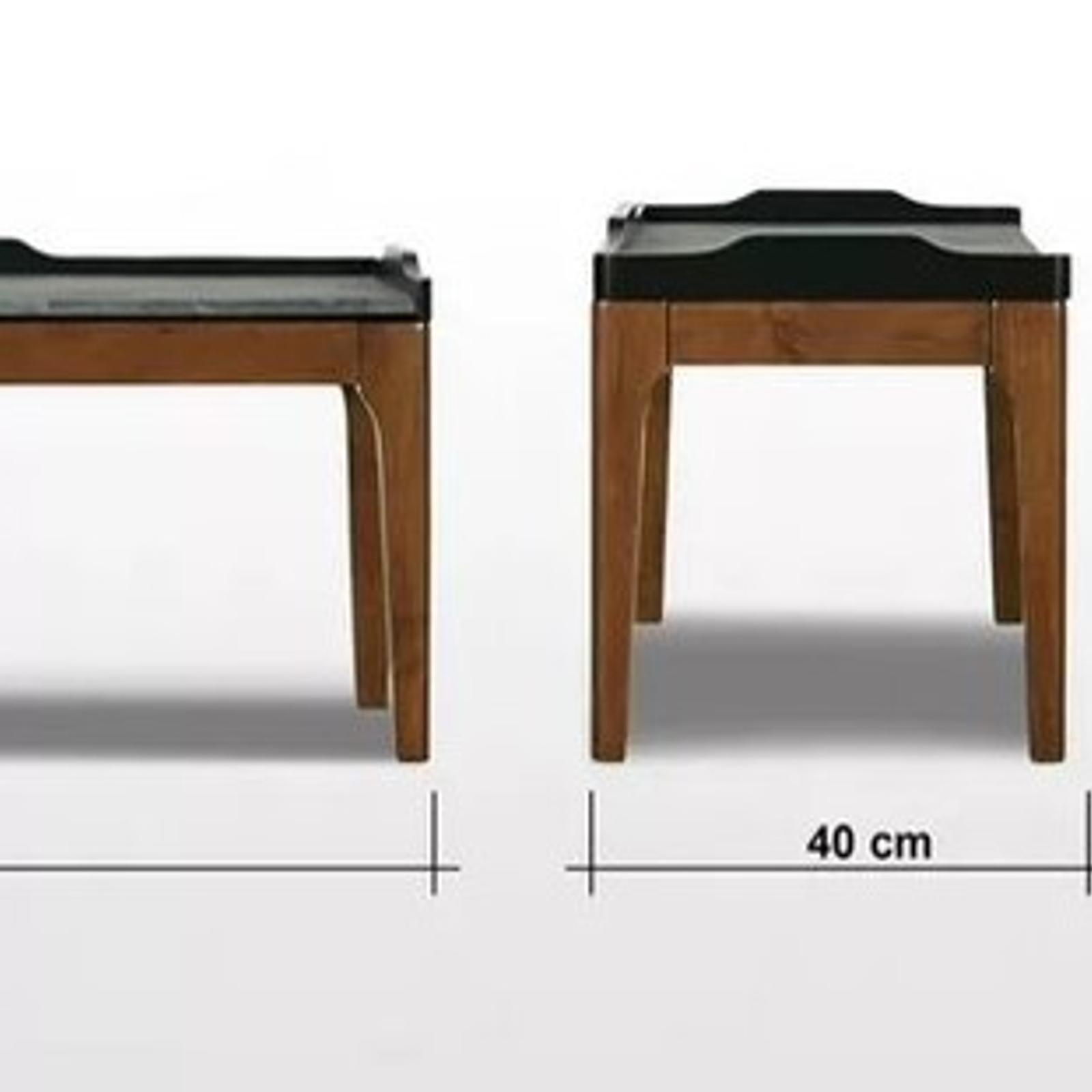 Elaine Grey and Walnut End Table - Bunnings Australia