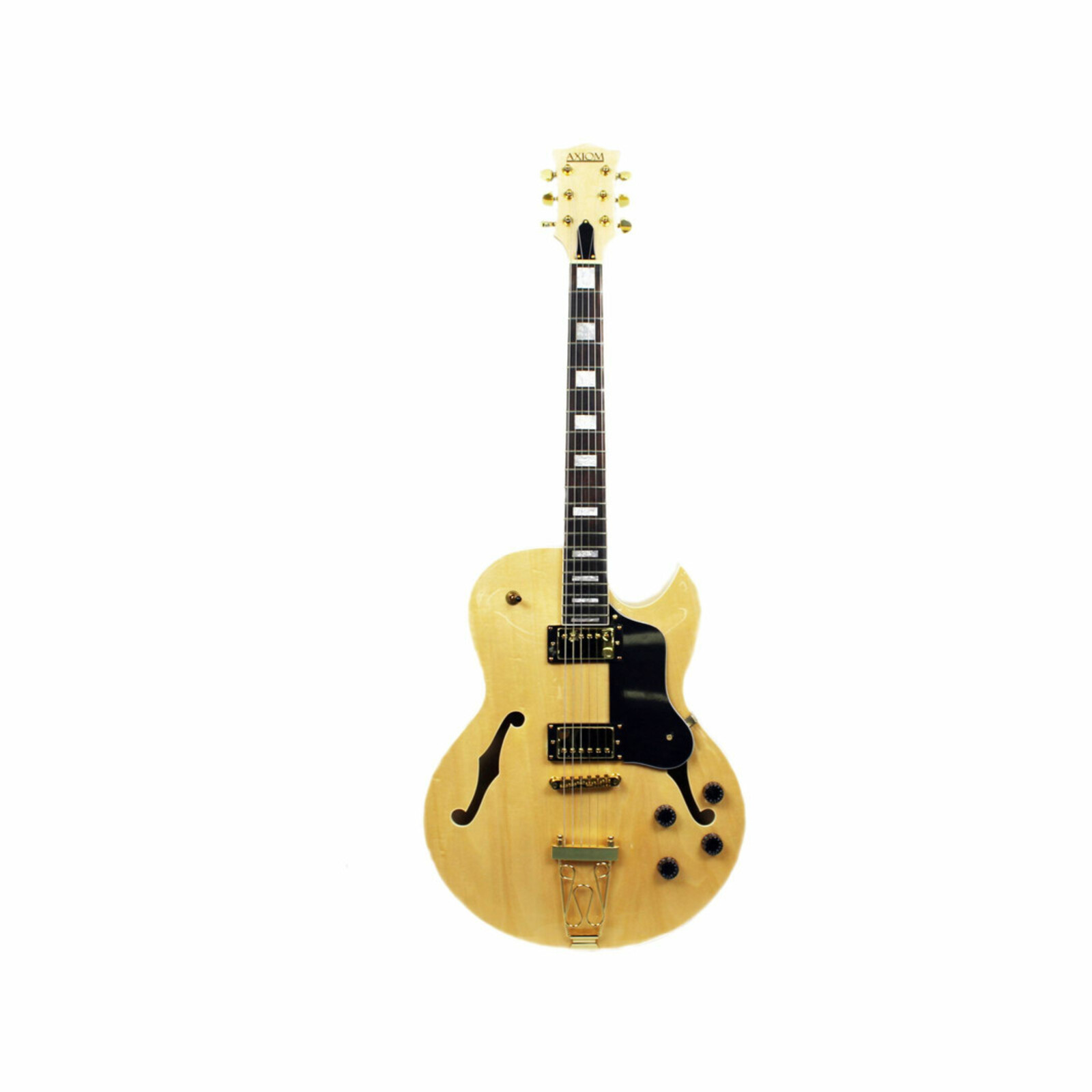 Axiom Columbia Archtop Electric Guitar - Natural - Bunnings Australia