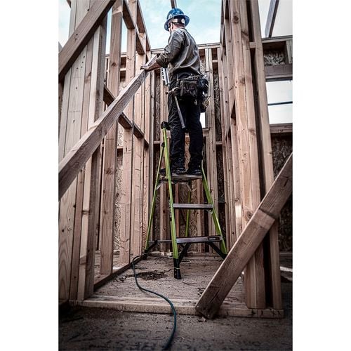 Little Giant 5ft Large 3 Step Tuff-N-Lite Fibreglass Platform Step ...